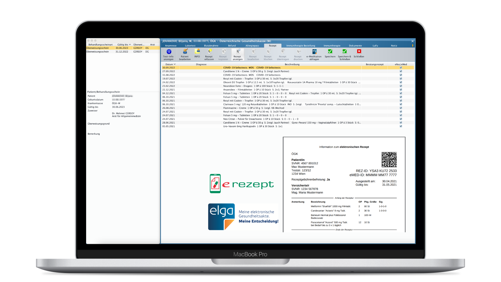Rezept-Modul - kliniX